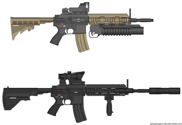 The Largest Information: inilah M4 dan HK416 pengganti M16
