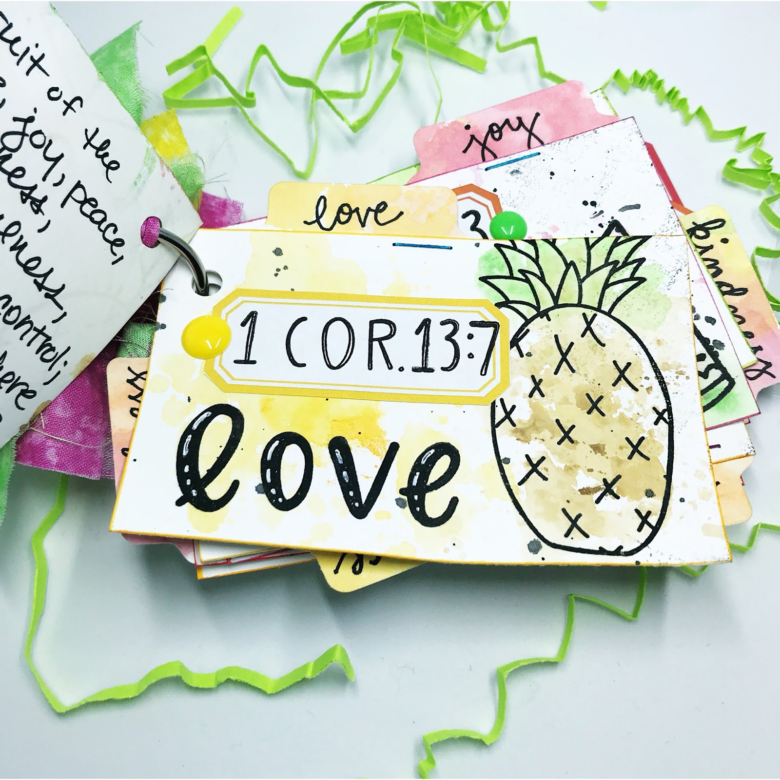 Creative Worship: "Fruit of the Spirit" Bible Verse Mini Flip Book