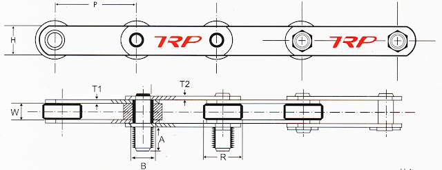 PALM OIL CONVEYOR CHAIN : TRP
