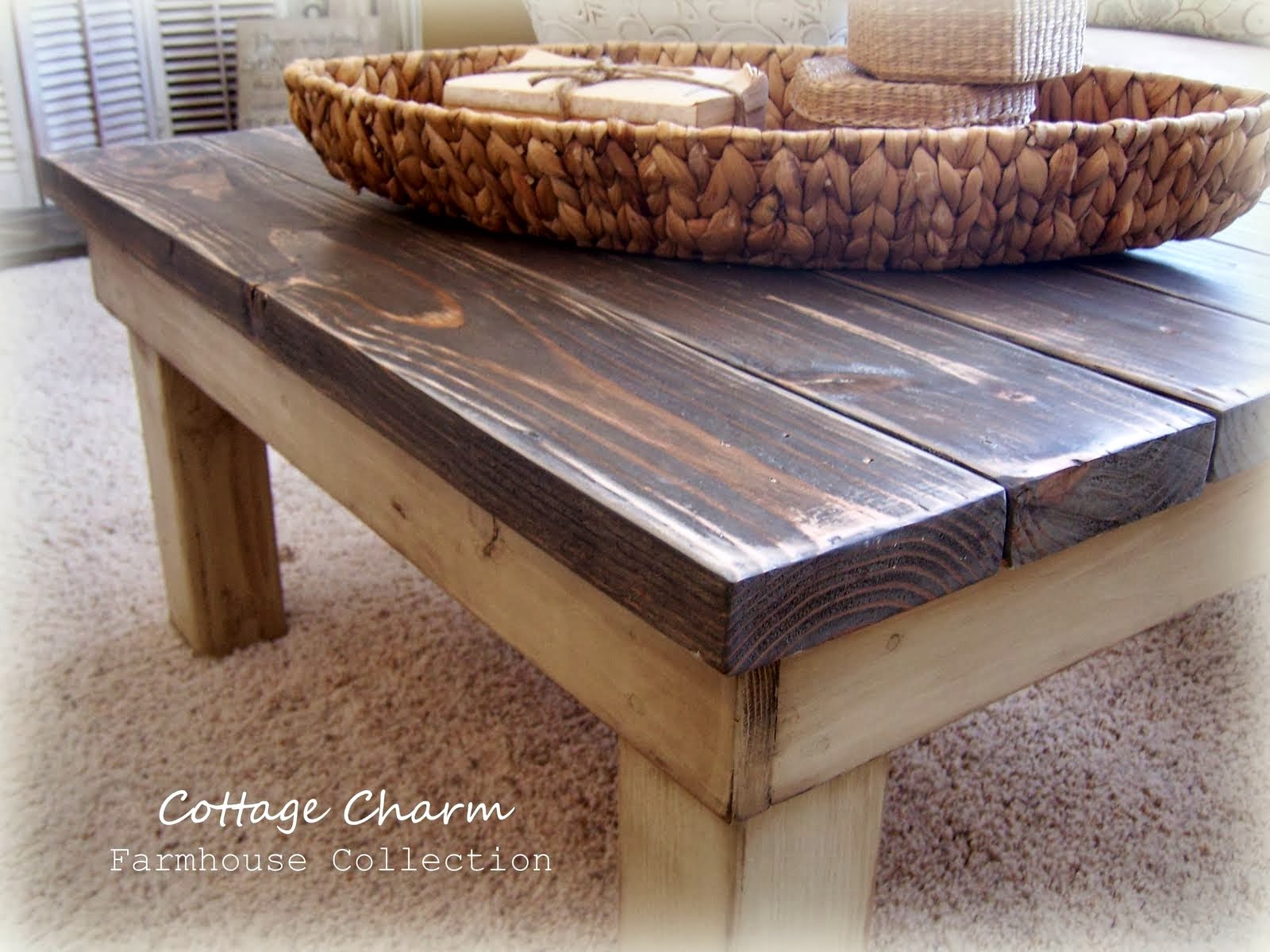 Cottage Charm Farmhouse Collection: Chunky Coffee Table