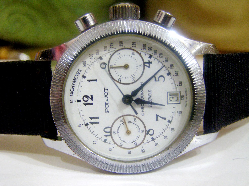 JACK'S TREASURE CHEST OF TIME PIECES: MY VINTAGE POLJOT CHRONOGRAPH ...