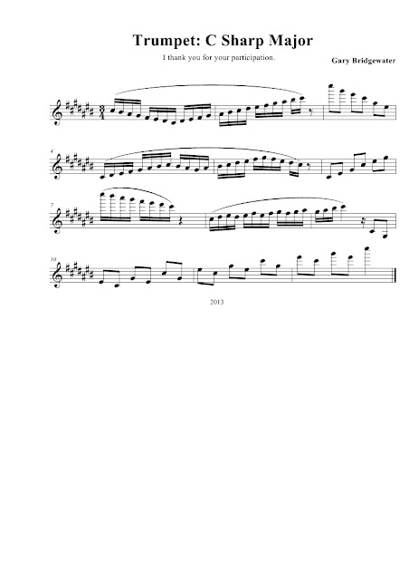 Trumpet: Trumpet: C Sharp Major