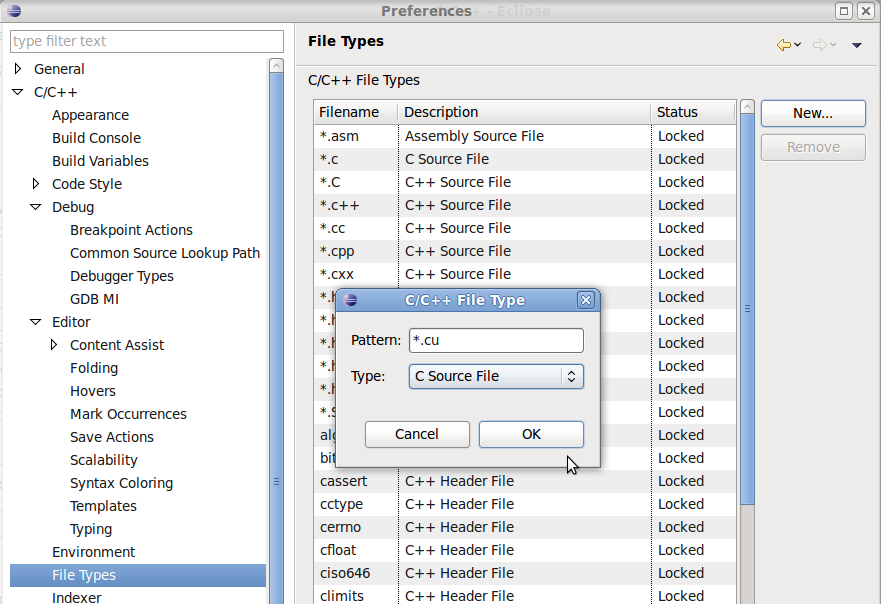 CUDA-Wianki: Eclipse with CUDA
