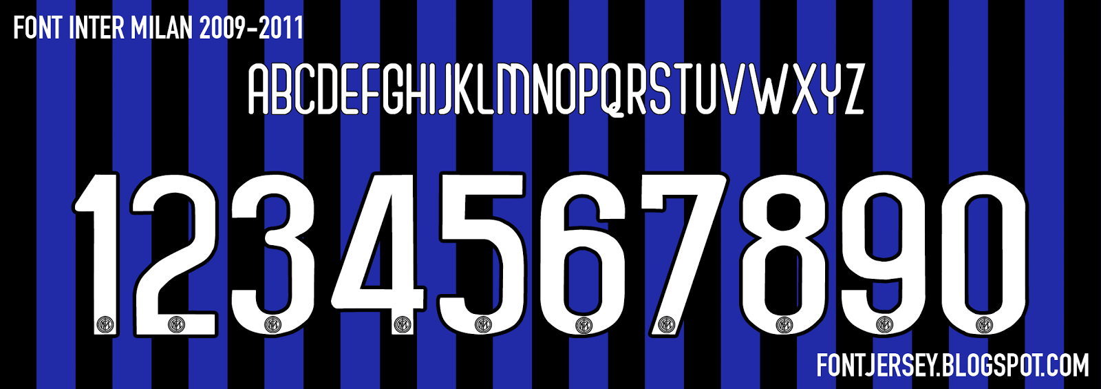 Font Football of Jersey