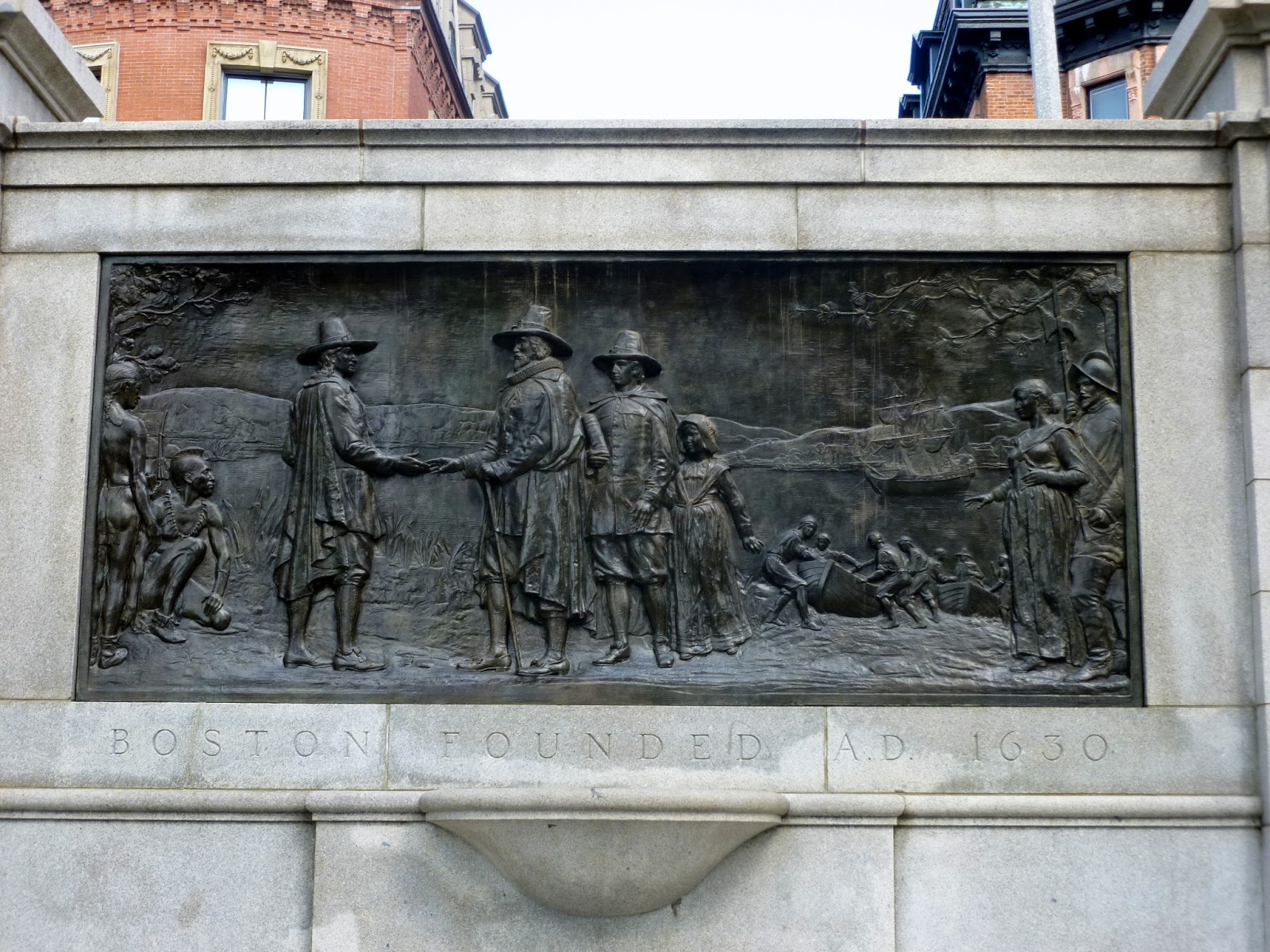 Photo-ops: Community Commemoration: Founders Memorial - Boston, MA
