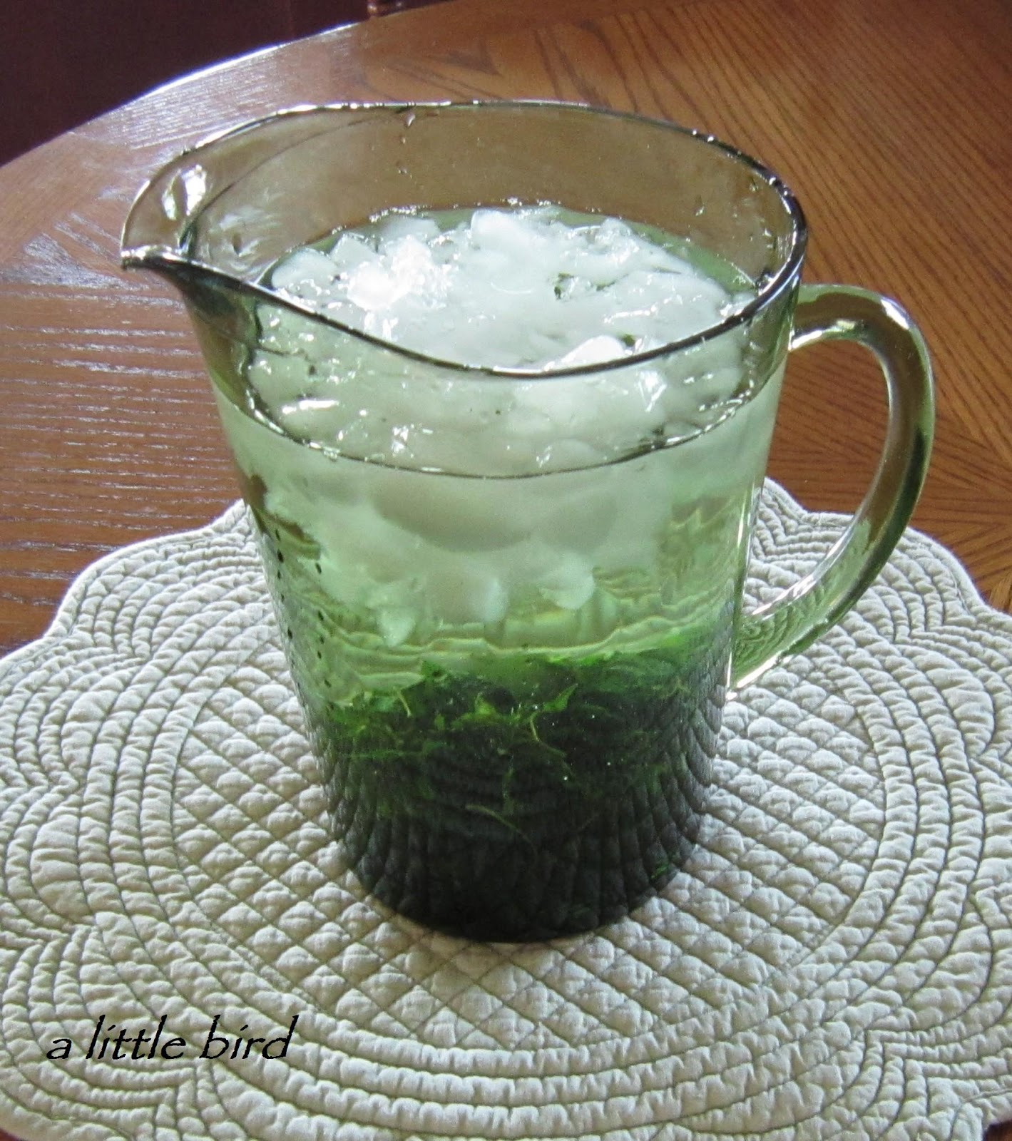The Sweet Little Bird: Mint Cordial