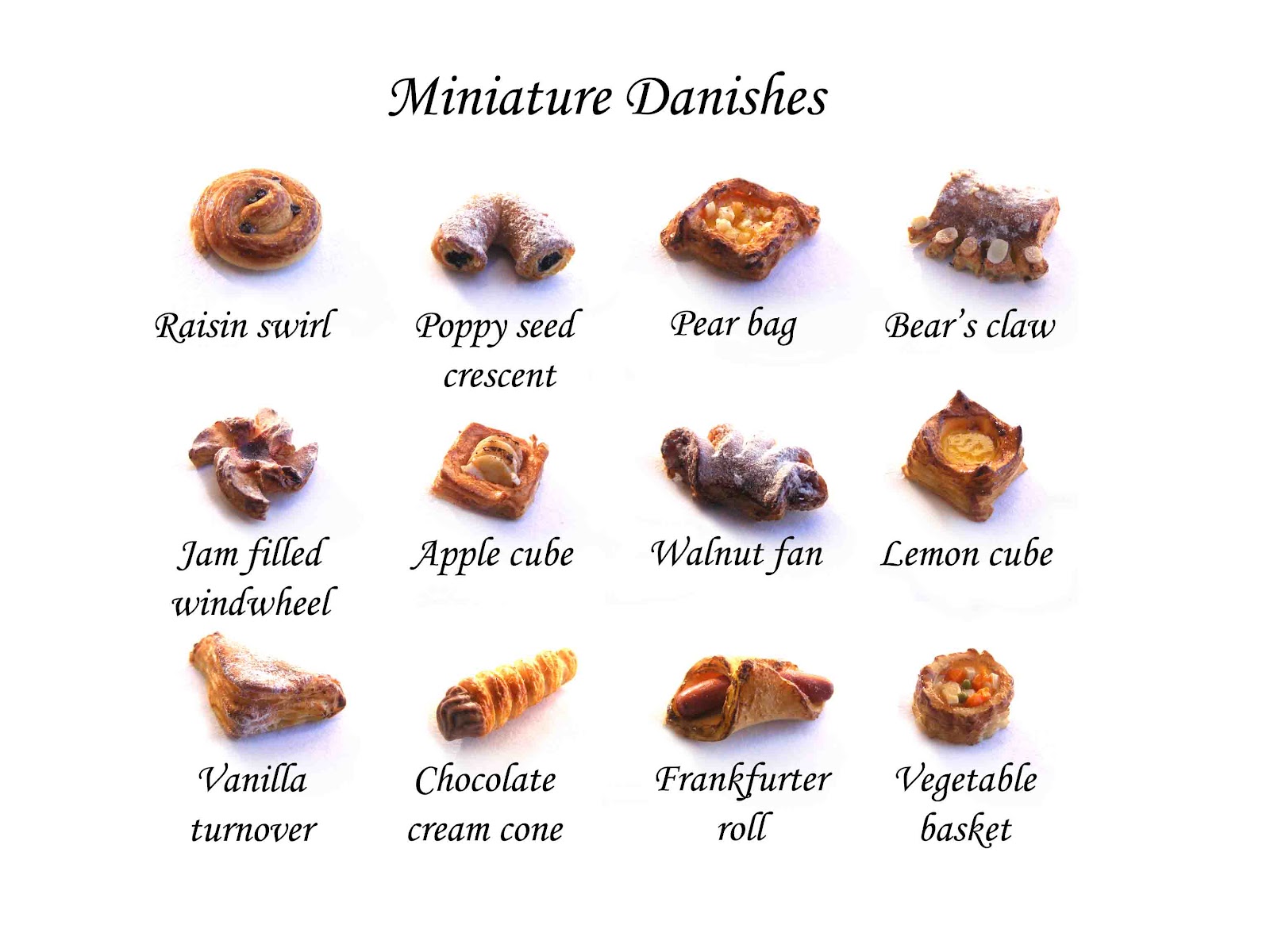 My tiny world: Dollhouse miniatures: My Danishes