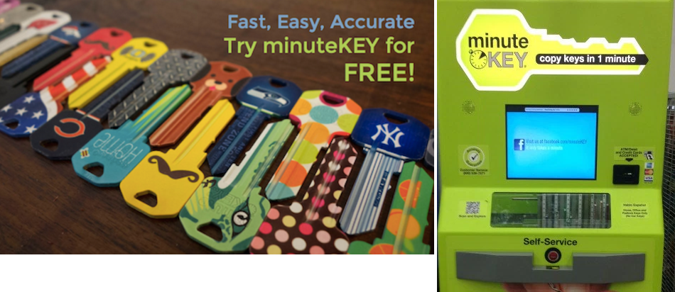 2 Free Duplicate Copy of Your Keys at minuteKEY Kiosks - Located in ...