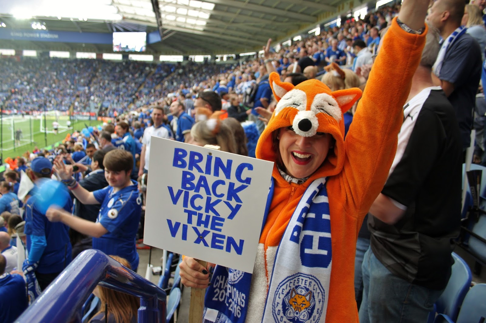 LCFC Champions - Fans In The Stands