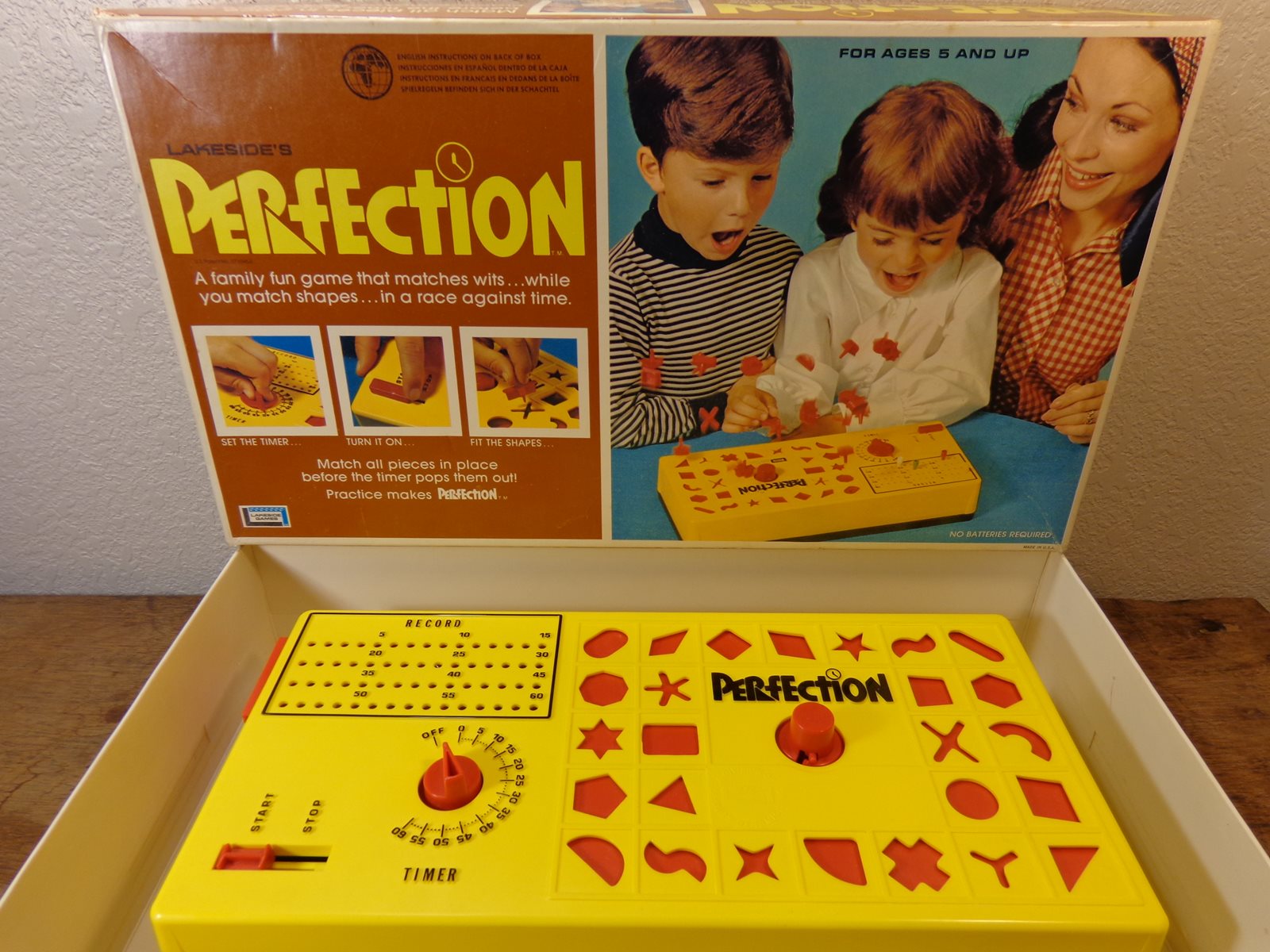 RARE Vintage Game of PERFECTION by Lakeside 1973 - 100% COMPLETE TESTED ...