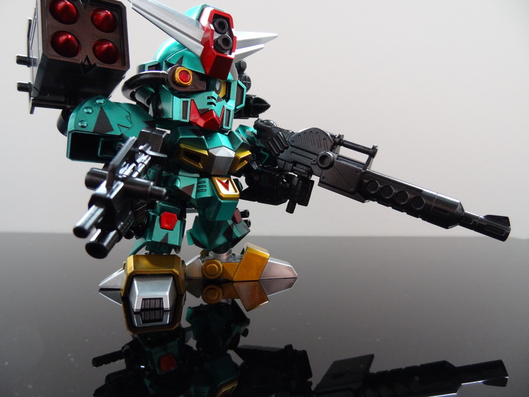 SD Legend BB Command Gundam painted build