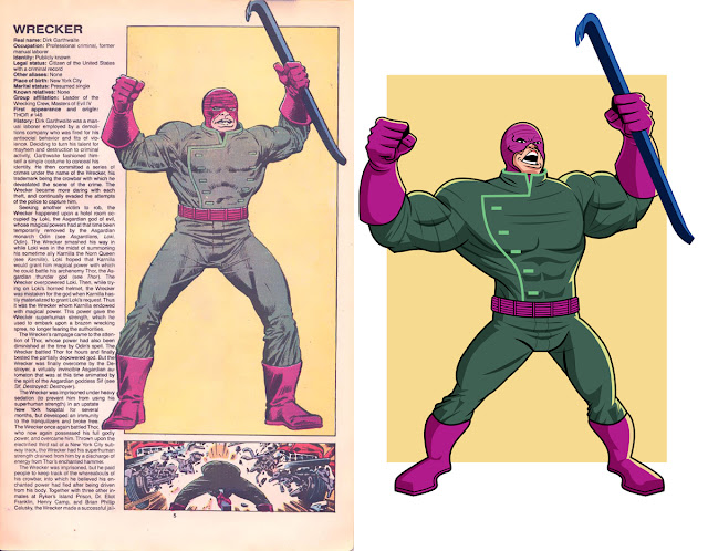 The Official Handbook to the Marvel Universe - REDUX Edition: WRECKER ...