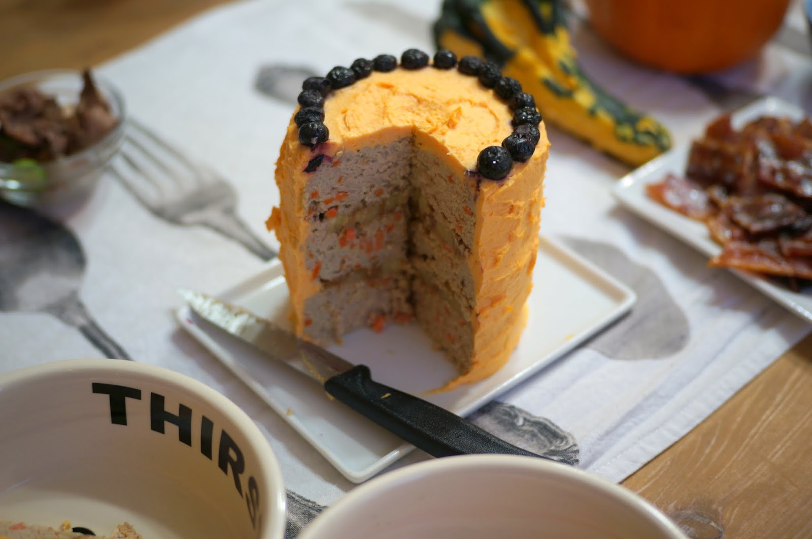 George Michael Eats: Meaty Birthday Cake