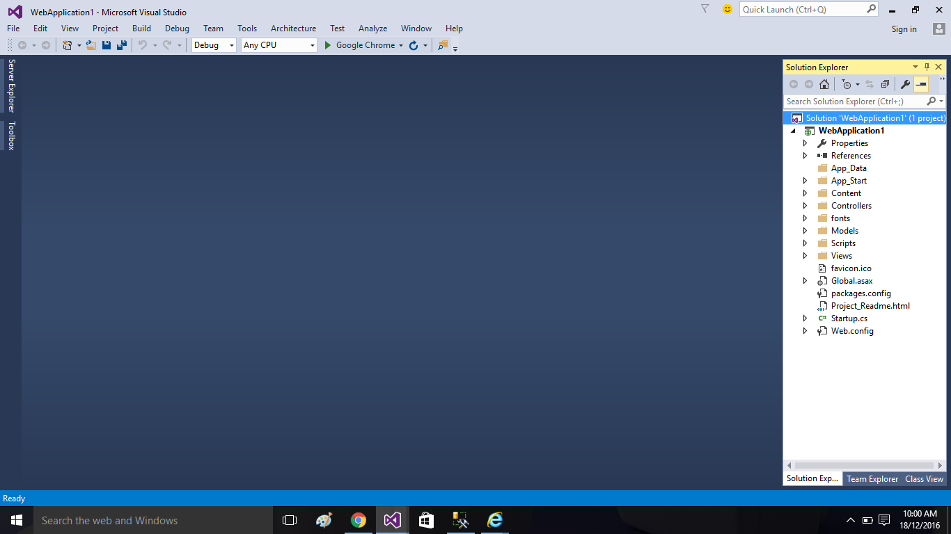 Create First MVC Application ~ DotNet Solution Create First MVC Application ~ DotNet Solution