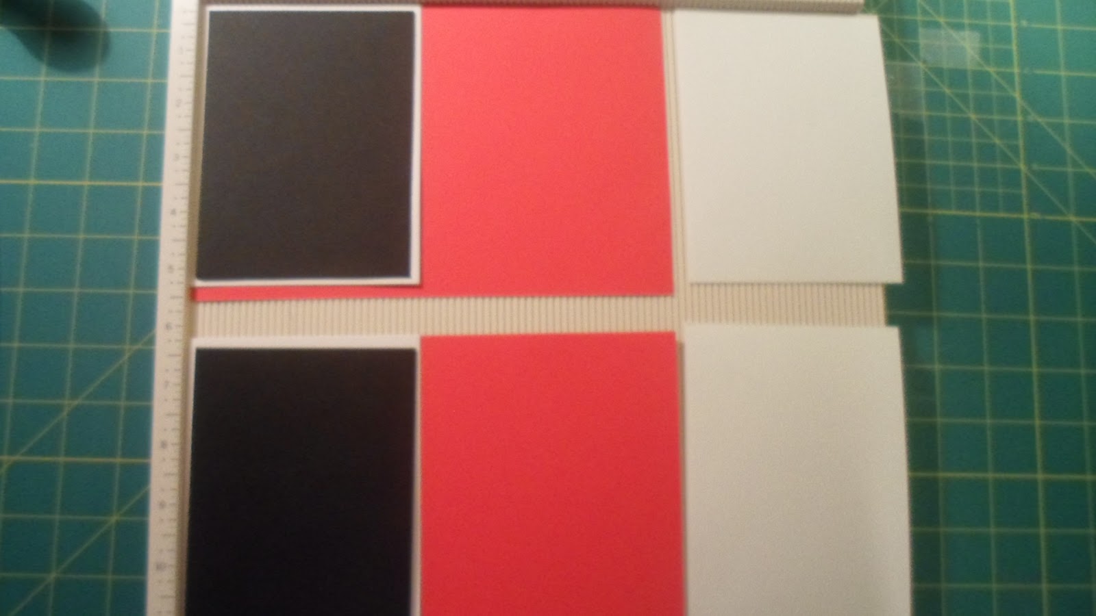 Cricut When I Can: Red, White, Black Vday card