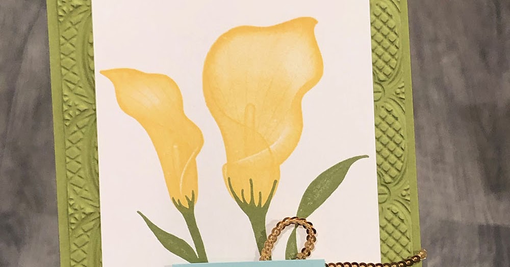 Elaine's Creations: "You Can Make It!" Pretty Lily Card