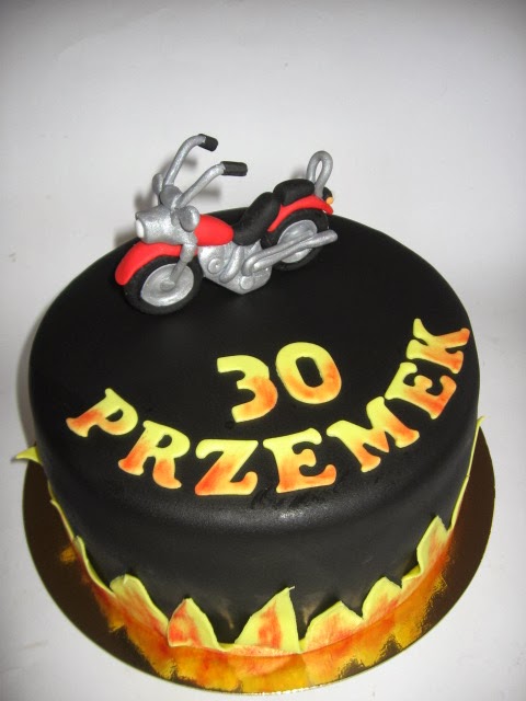 Słodka fala by Ala (Torty Ali): Tort z motorem