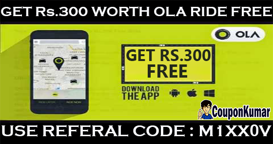 Ola Coupon Codes | Free Ride Coupons