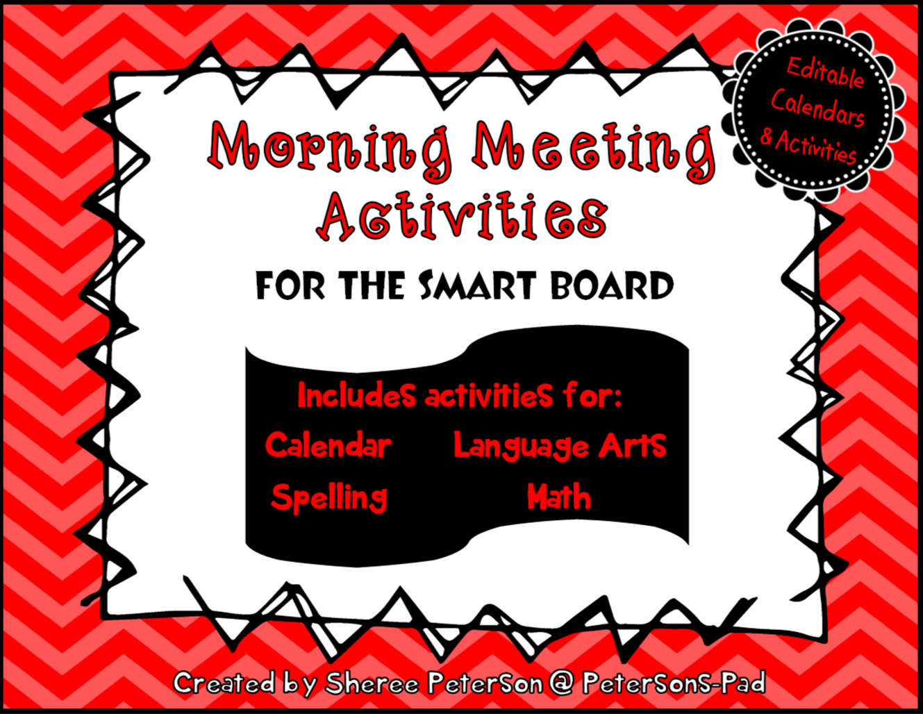 Peterson's Pad: Morning Meeting for the Smart Board