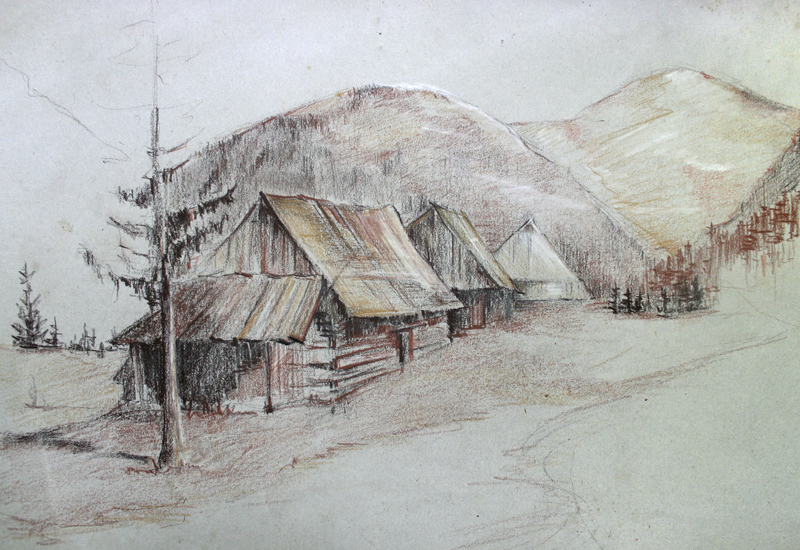 pejzaż / Tatry / szkice