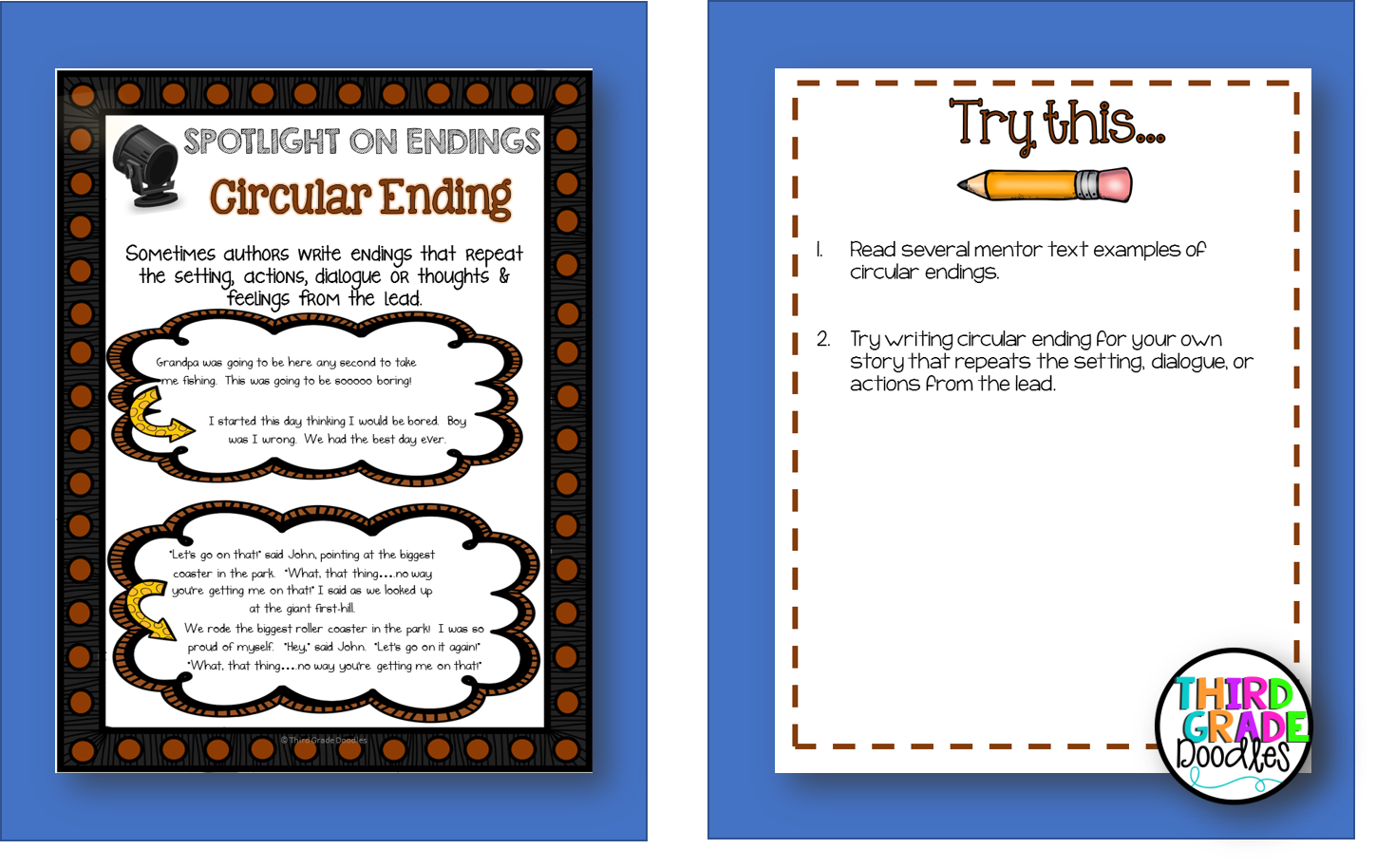 Transition Ending Examples