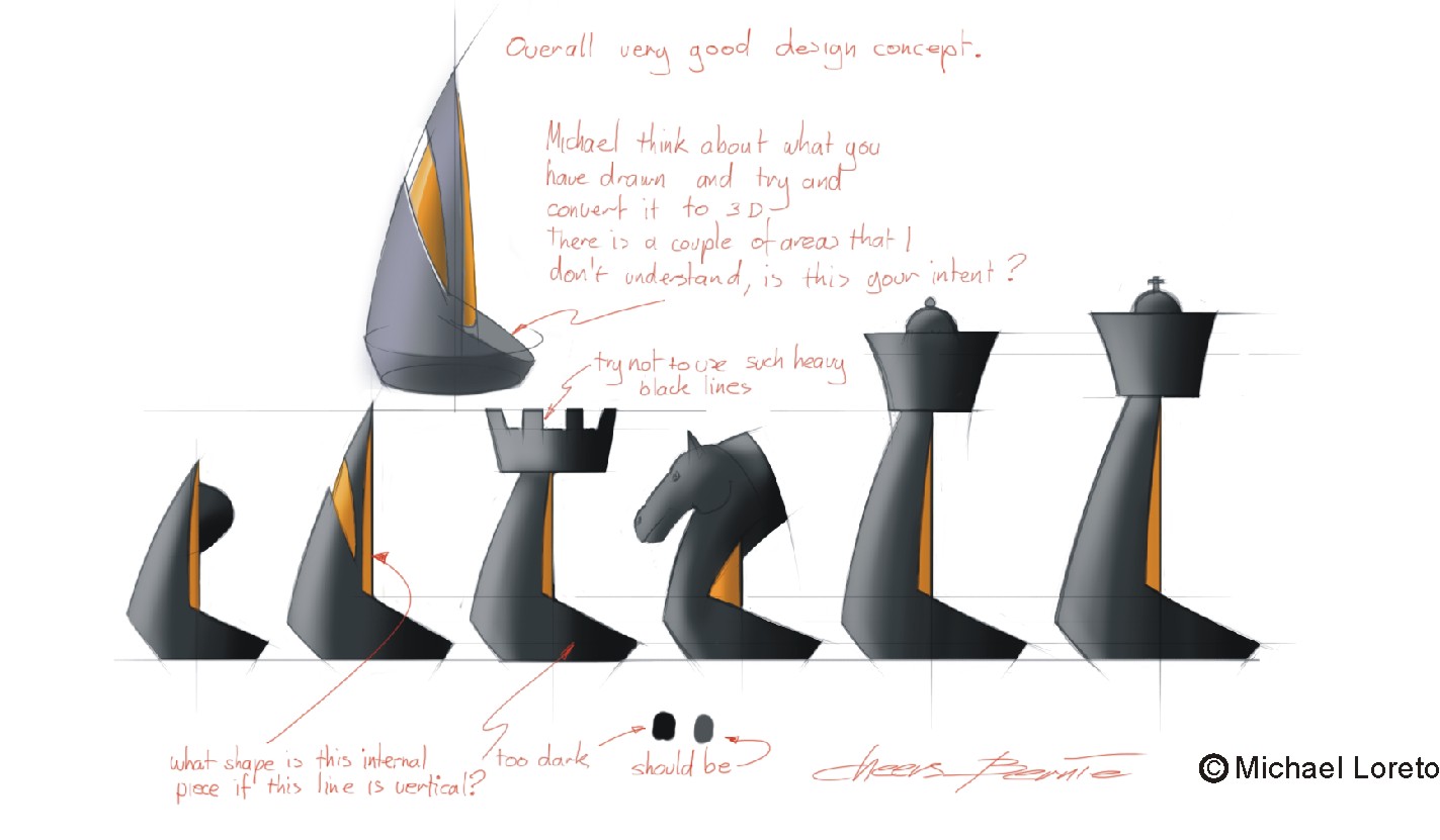 drawon: Chess design sketch