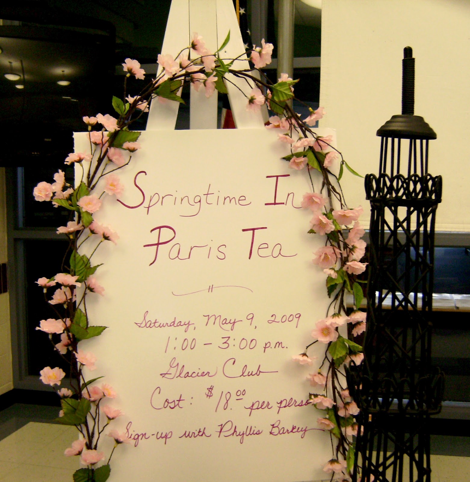 Relevant Tea Leaf: Second Annual Ladies' Spring Tea - "Springtime In Paris"