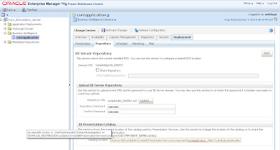 Oracle Business Intelligence: Deploying RPD and Catalog in BI 11g