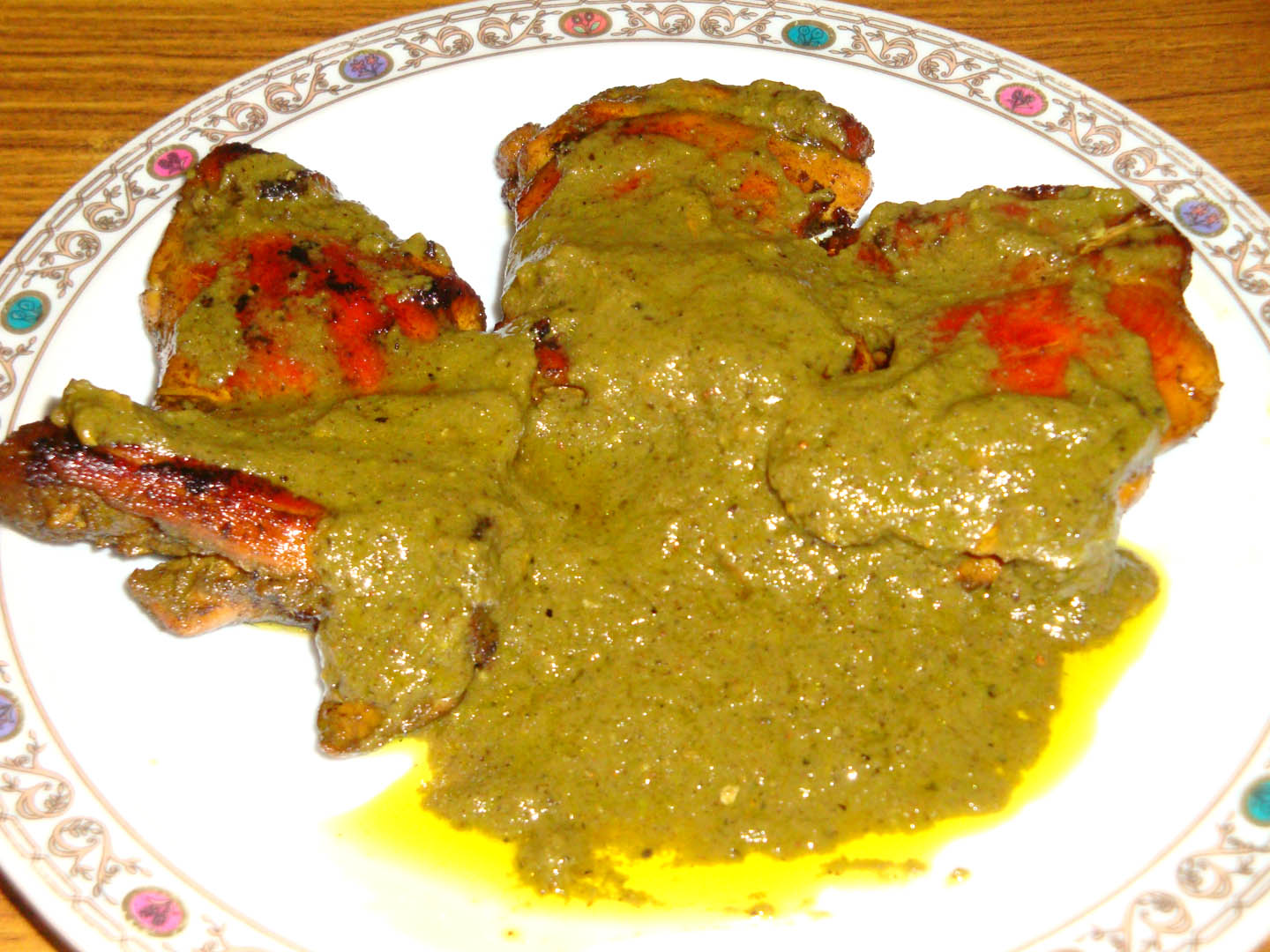 COOKING AND RECIPES: CHICKEN CAFREAL ON FATHER'S DAY FOR MY DAUGHTER