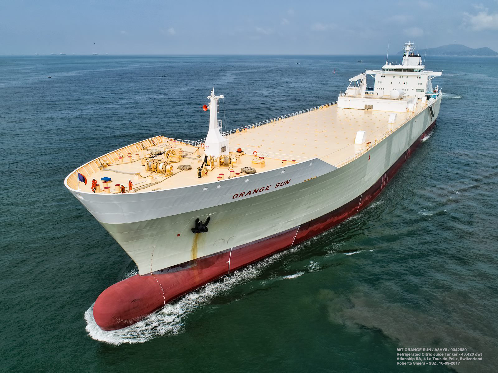 Santos Shiplovers: M/T Orange Sun / A8HY8, Arriving Santos, inbound ...