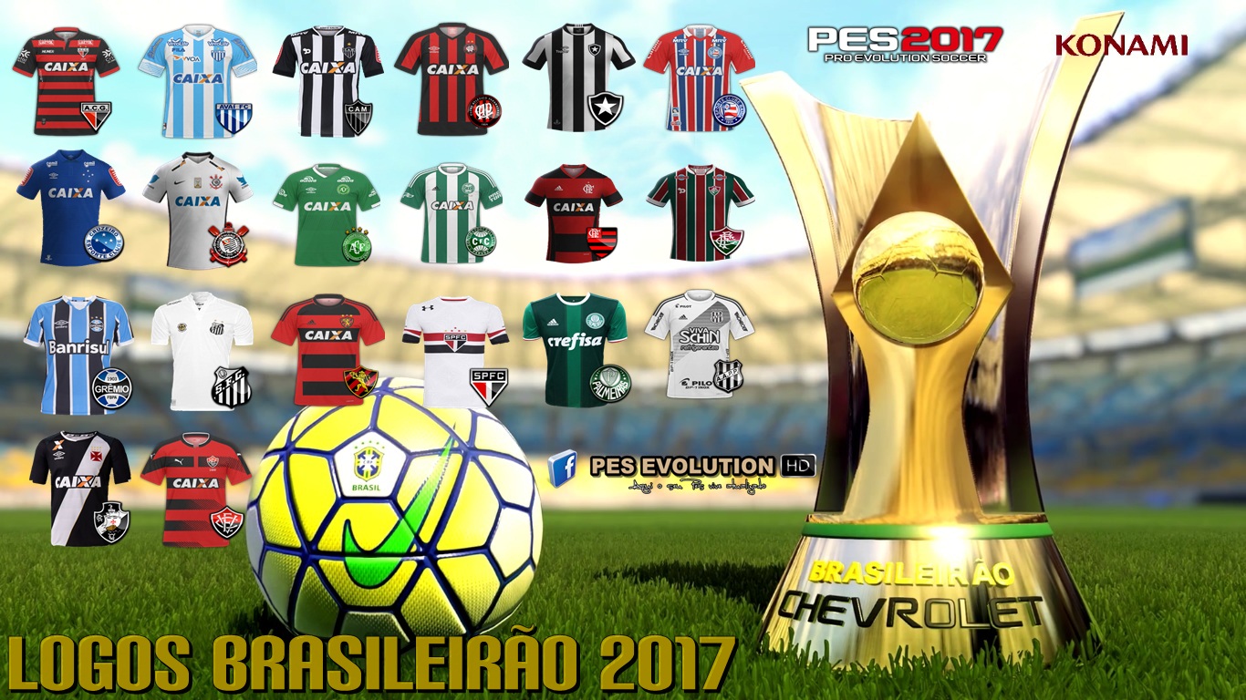 PES 2017 Novos Logos Brasileirão V1 - Pes Evolution HD