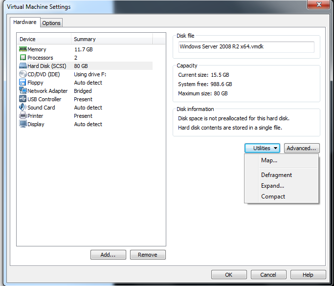 Living and breathing the world of Microsoft: Expanding VMWare Disks