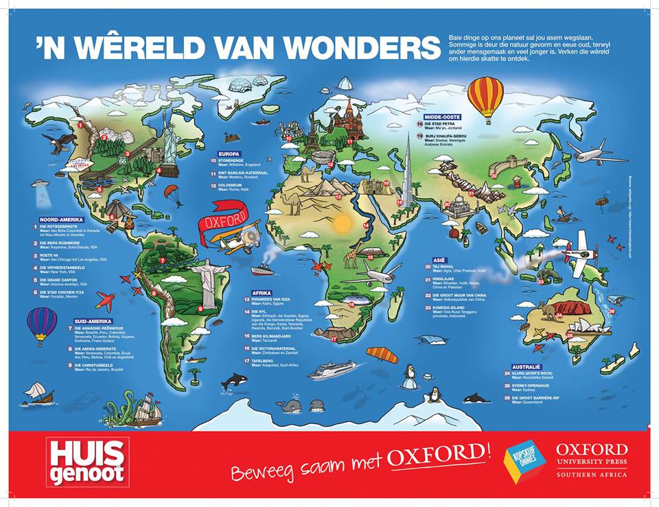 Hart van die Huis: Suid Afrika en Wêreld Kaart aflaai