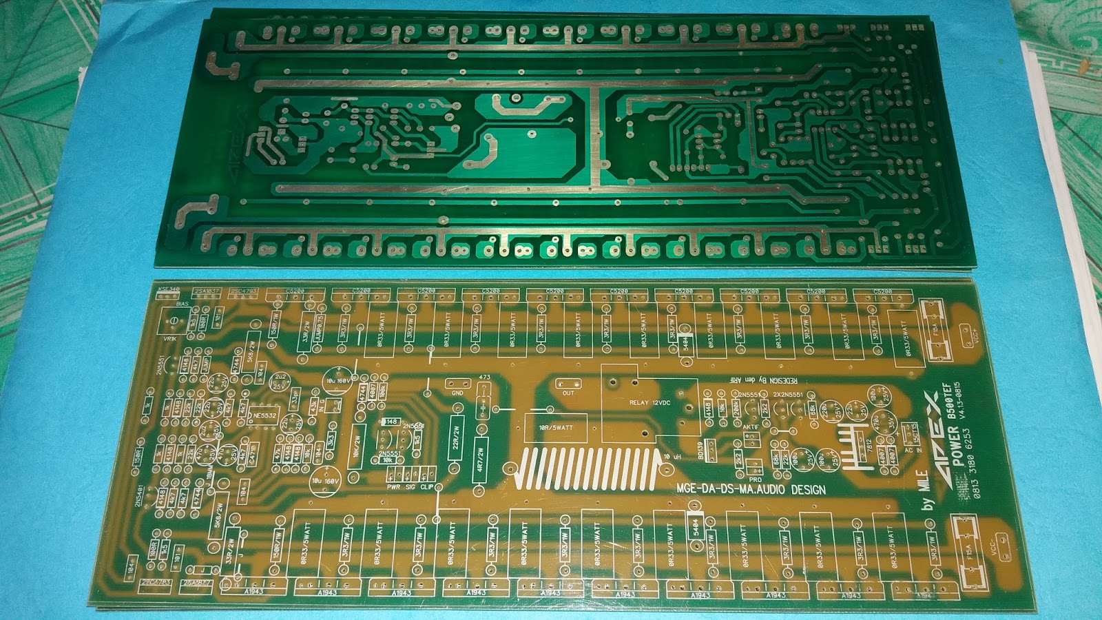 Power Amplifier para Profesional: PCB (Bahan Fiber FR4 RoHS Finishing ...