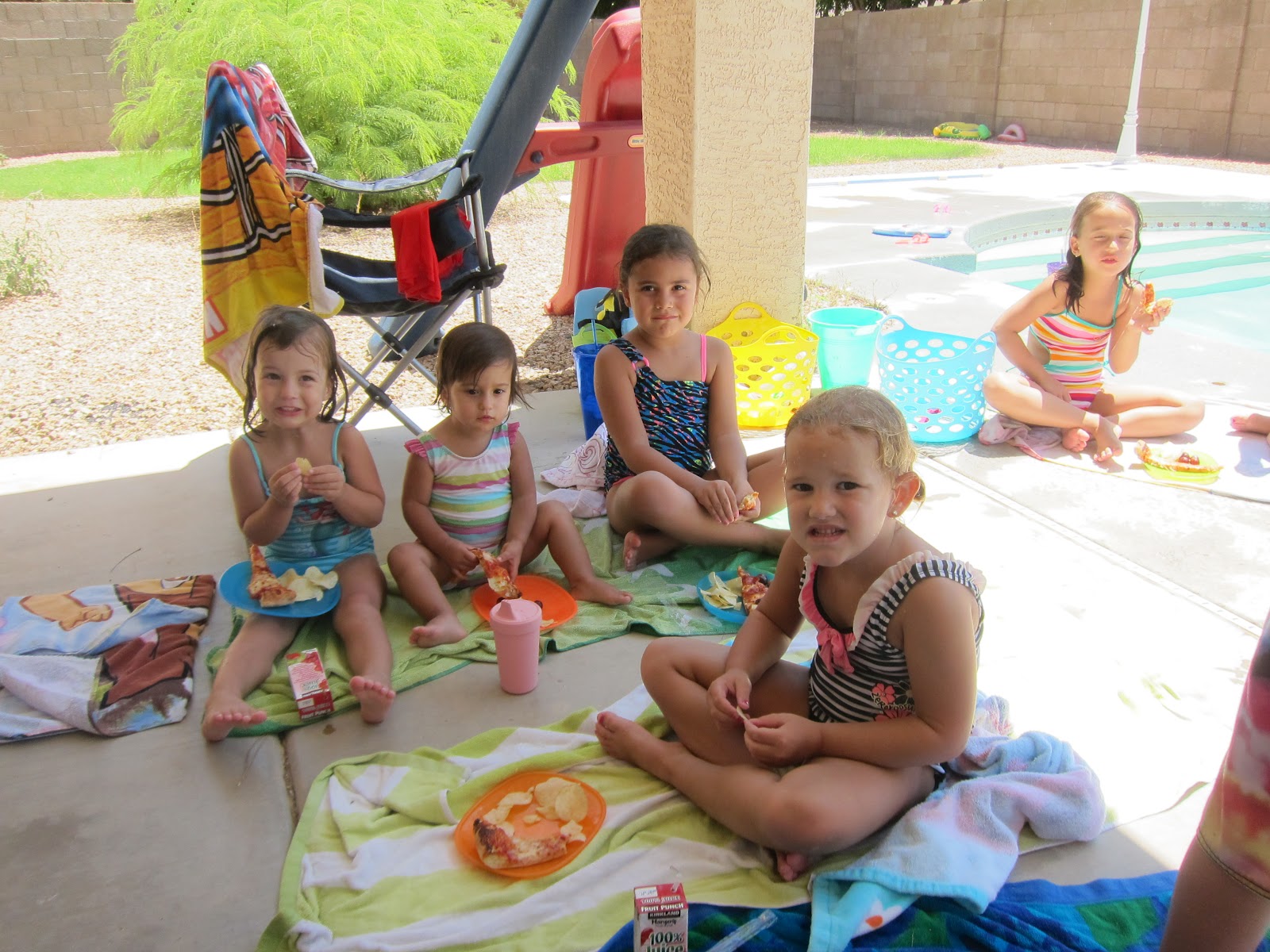 The Jensen Family: Back to School Swim Party