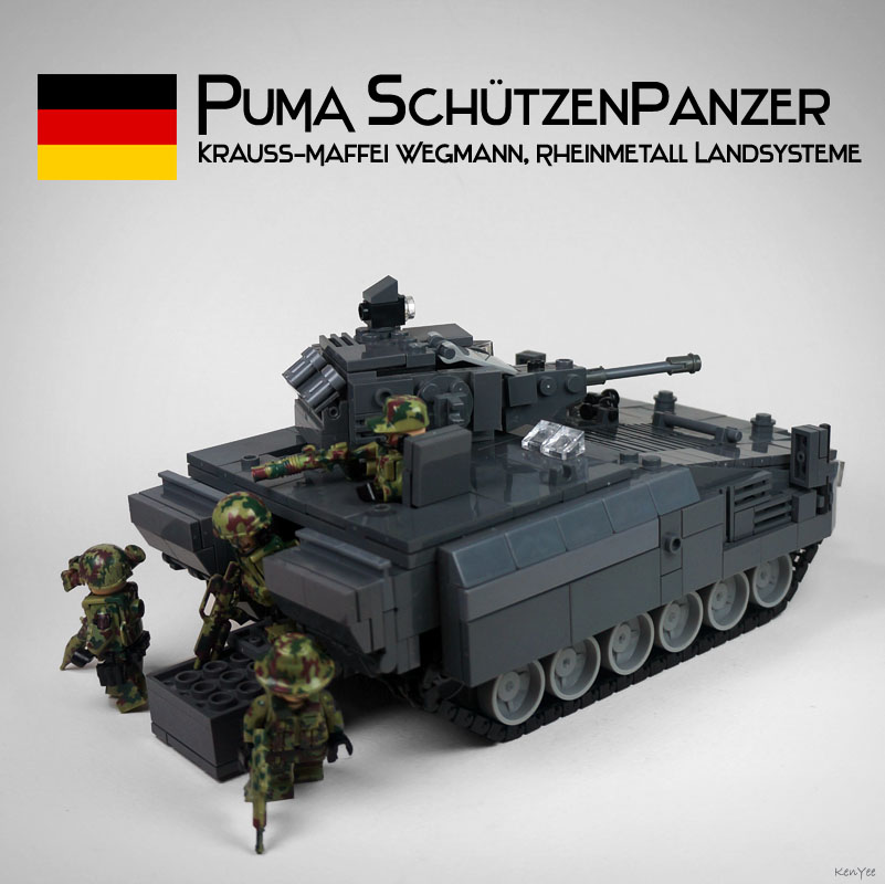 RED6: Construction Bricks German Puma Schützenpanzer (IFV)