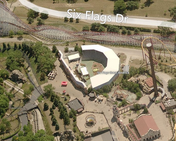 NewsPlusNotes: Six Flags Great America Shows Off Early Justice League ...