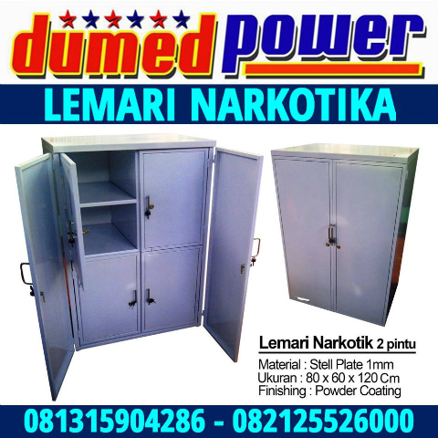 Lemari Obat Resep Khusus Jenis Narkotika Psikotropika di Apotek, RS ...