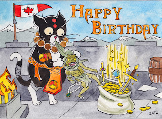 Julia Minamata Illustration -- the blog: Diablo 3 Birthday Card ...