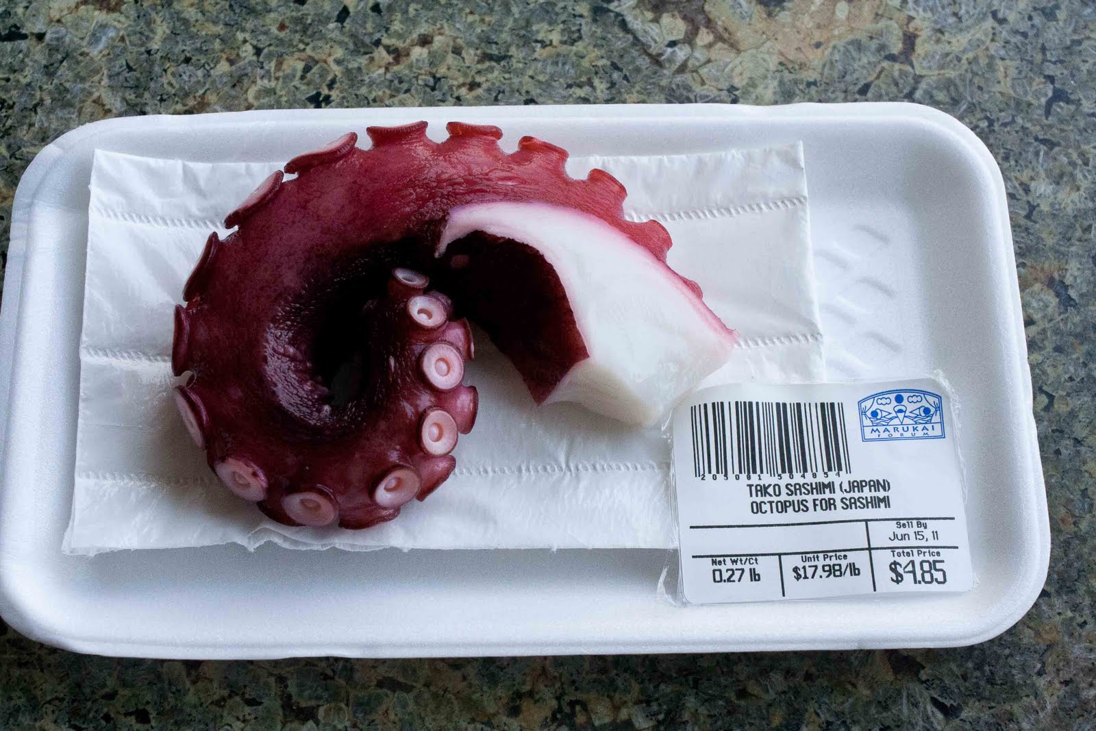 FOODjimoto: Octopus with Sesame Dressing