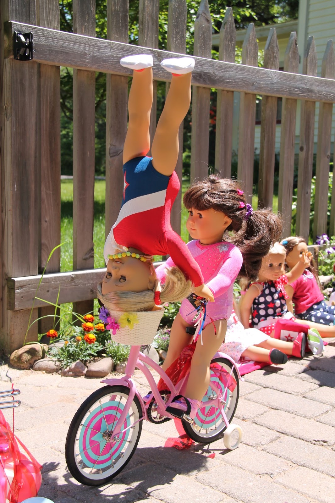 American Girl Doll Play: Celebrating the 4th With a Doll Parade