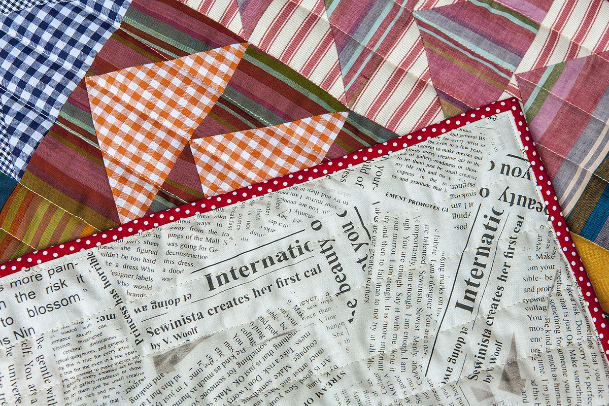 needles and lemons: A flock of geese - a finished quilt-