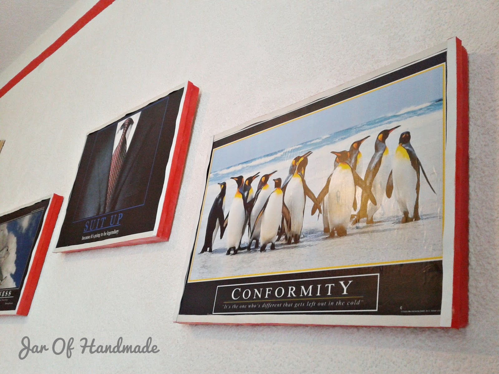 Jar Of Handmade: DIY: Barney Stinson's Motivation Posters Display