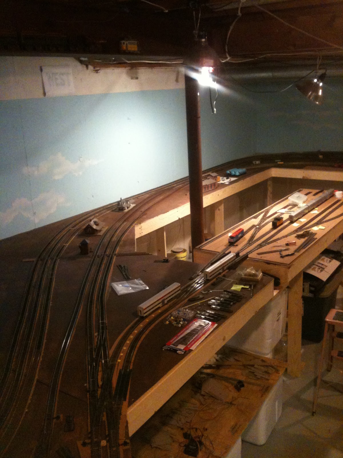 Basement Train Layout: 2015