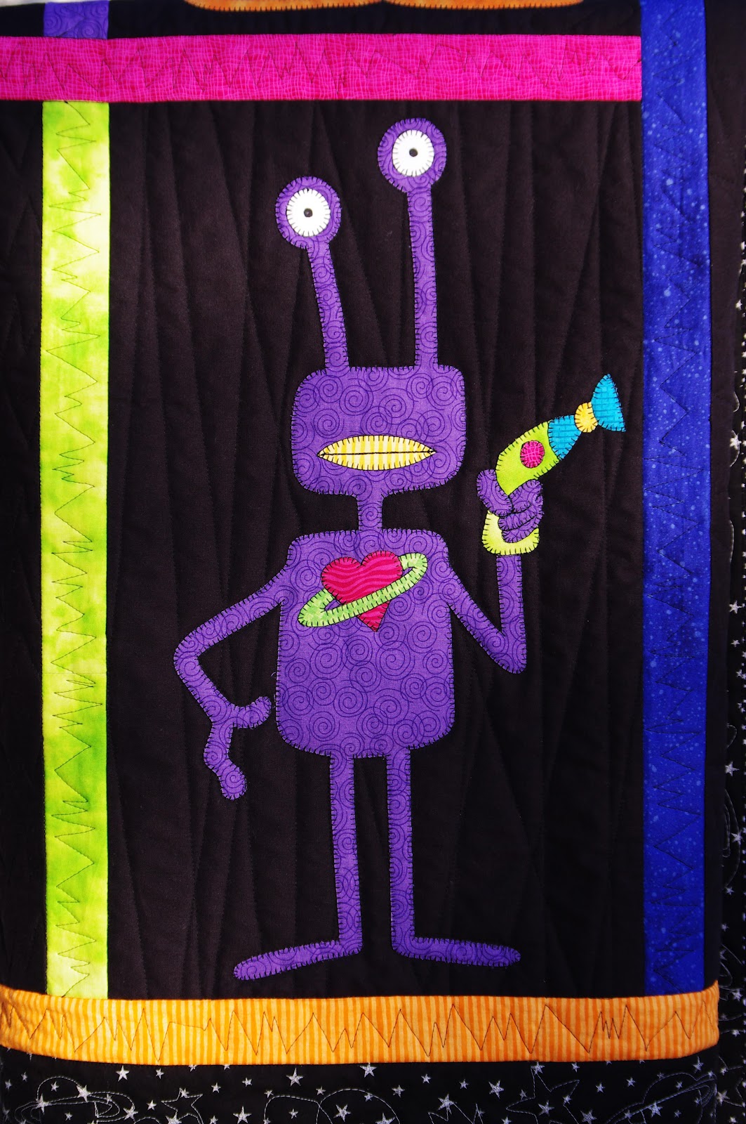 Alien Quilt - Ahhh...Quilting