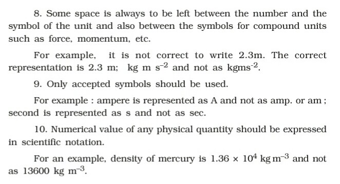 Amazing Science: Rules for writing SI units