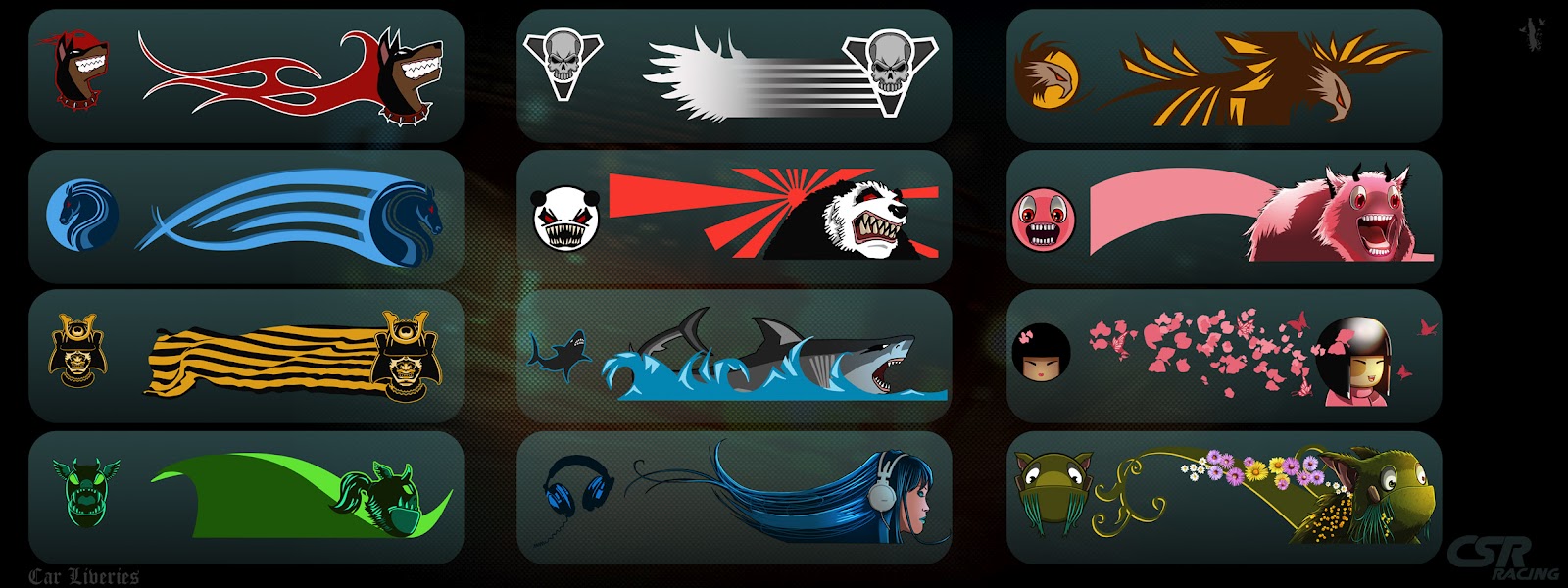 THE DARK INKER: CSR Racing - Car Liveries.