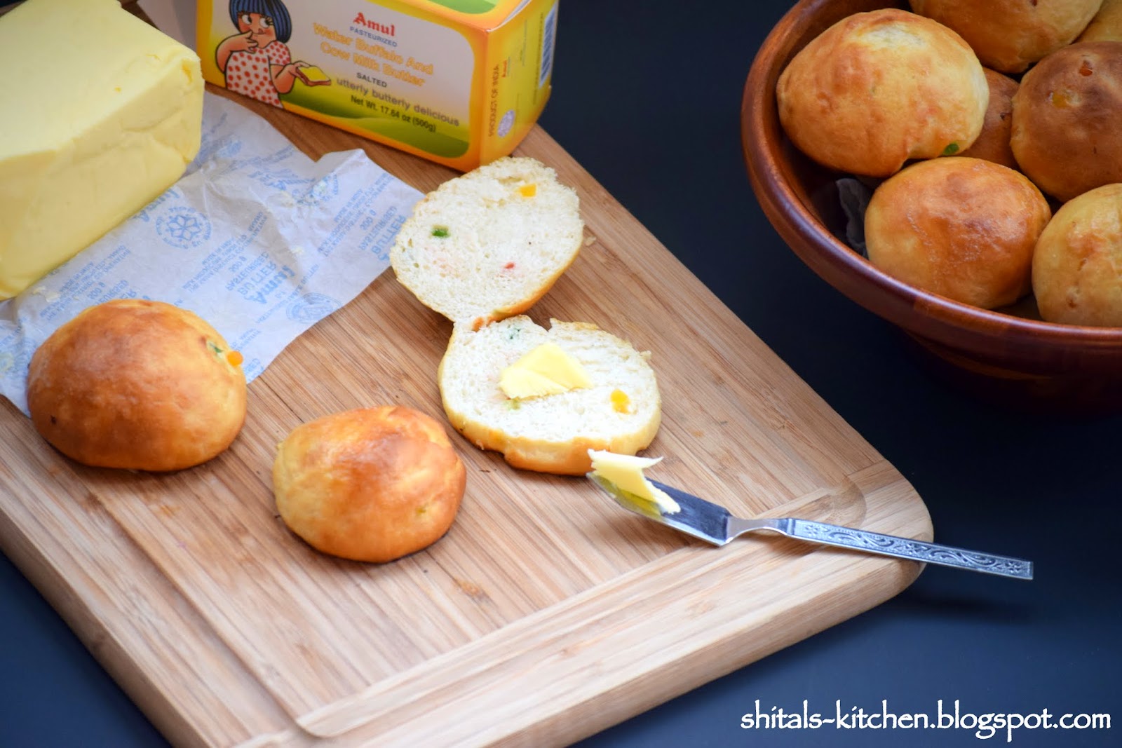 Shital's-Kitchen: Bun Maska