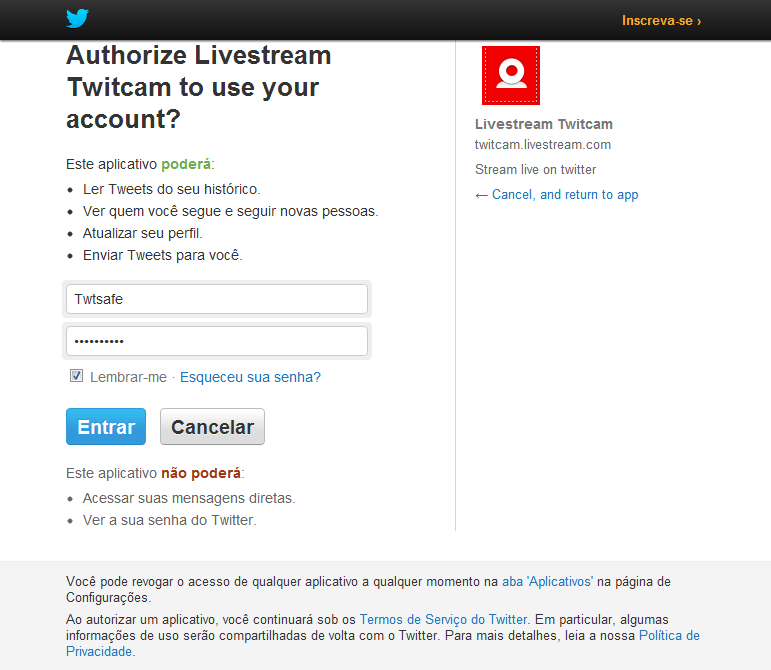 Como usar a Twitcam | Twitsafe - Tudo sobre Twitter
