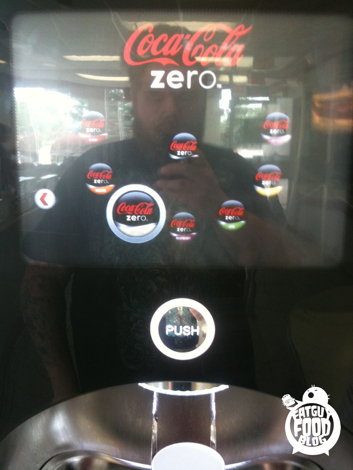 FATGUYFOODBLOG: Burger King ULTIMATE soft drink dispenser